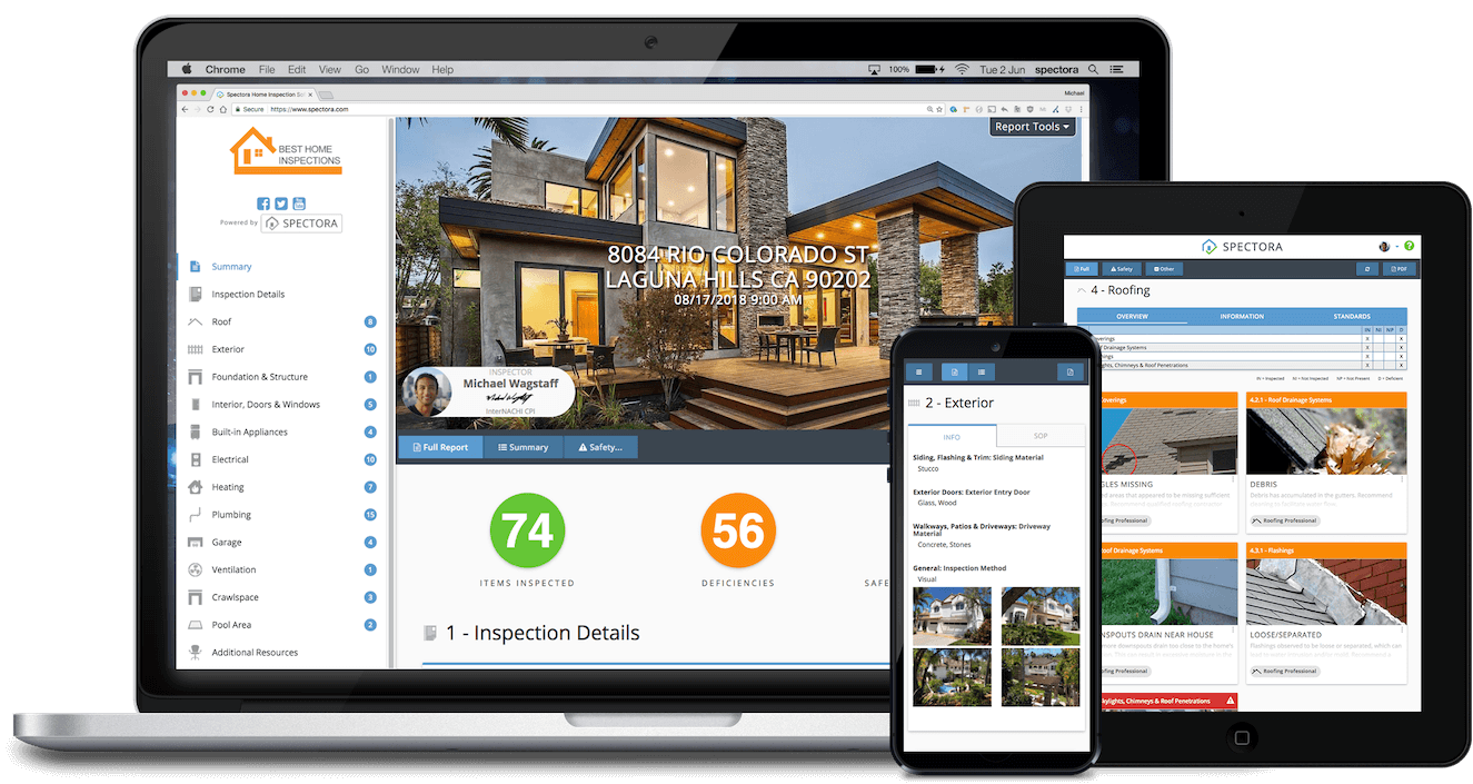 Home Inspection Software & Mobile Reporting Features | Spectora